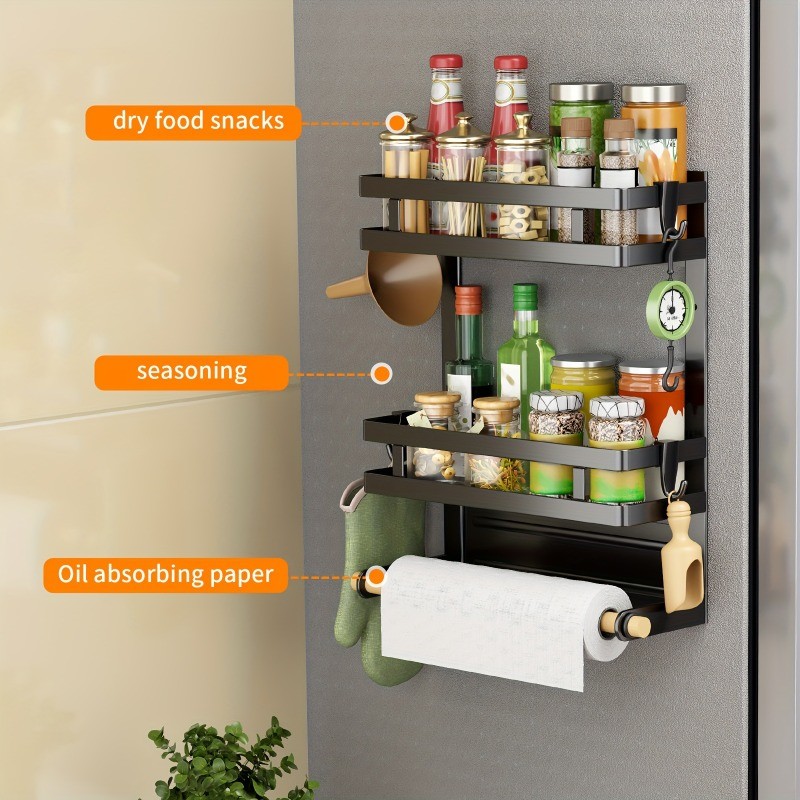 Magnetic storage stand refrigerator suspension of refrigerator side ...