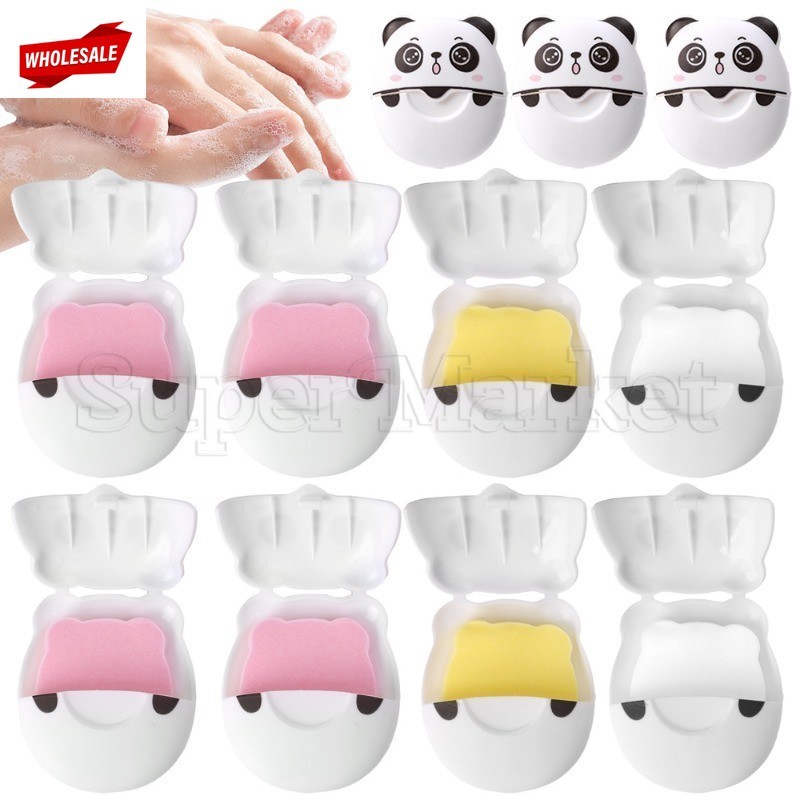 (BC) Panda Soap Slices - Hand Washing Soap Paper - Cleaning Soap Sheets ...