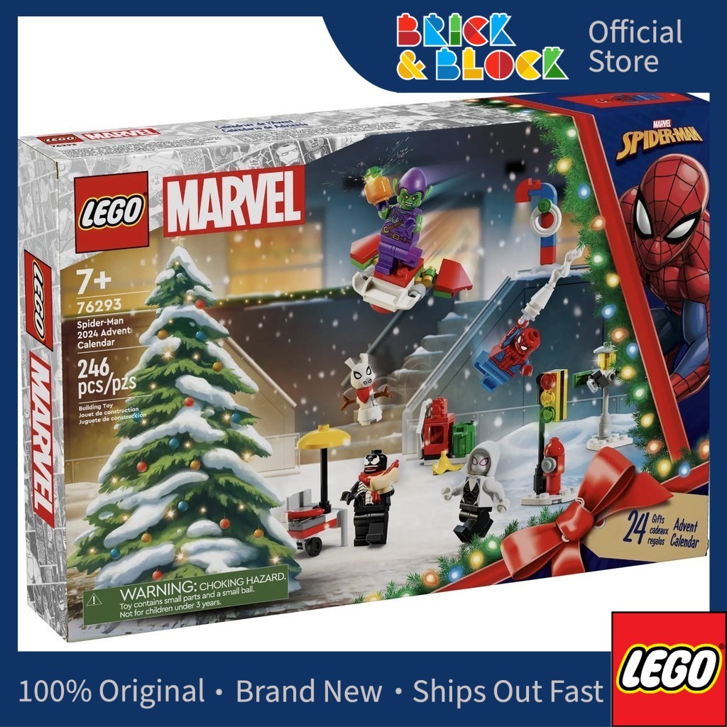 LEGO 76293 Spider-Man 2024 Advent Calendar | LEGO Marvel Super Heroes ...