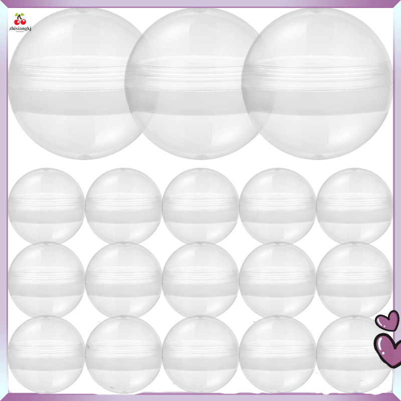 【Ready Stock】 100 Pcs Round Gashapon Shell Vending Machine Balls Beer ...