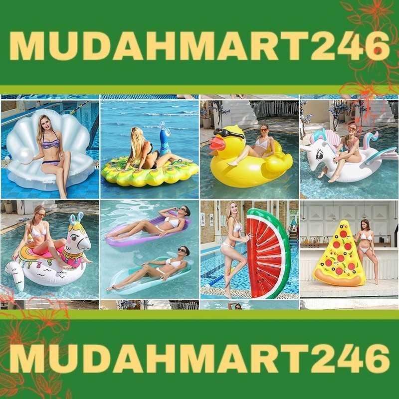 Adult inflatable floating hammock, floating bed, unicorn swimming ring ...