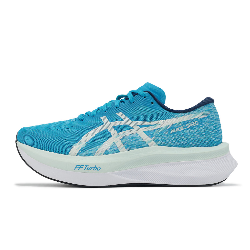 Asics Racing Running Shoes Magic Speed 4 Men's Blue White Wide Last ...