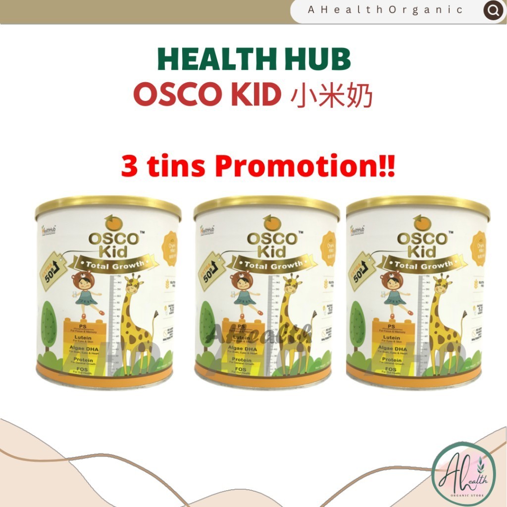 Osco Kid total growth Millet Milk x3 800g/tin oscokid promo | Shopee Malaysia