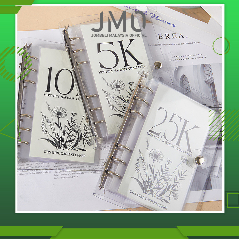 JMO Pengikat Cabaran Simpanan Wang Sampul Buku Menyimpan Wang Tunai ...