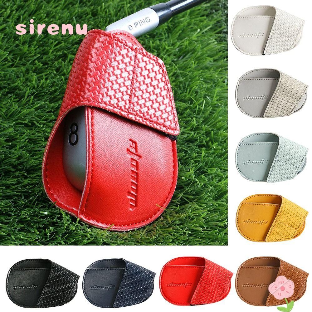 SIRENU Golf Club Head Covers Sport PU Long Neck Driver Protective ...