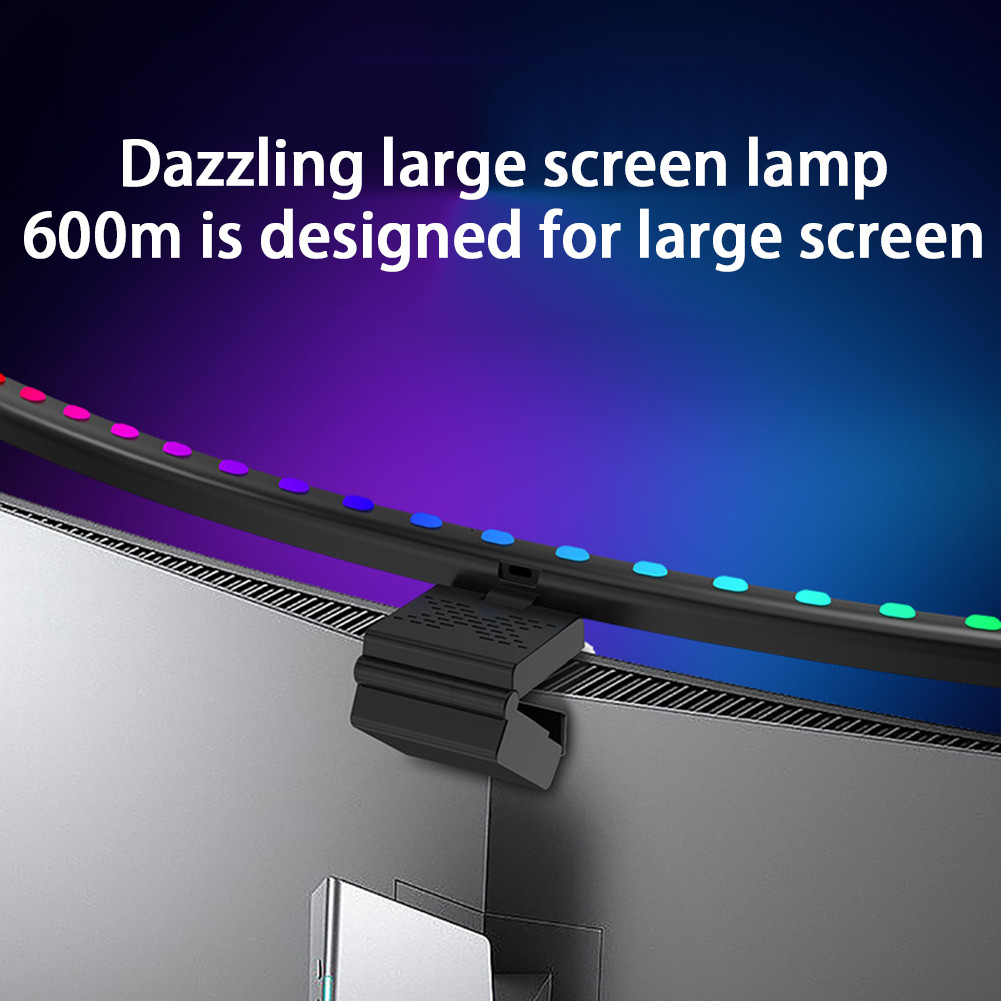 Curved Monitor Light Bar RGB Backlight Computer Screen Lamp 3 Color ...