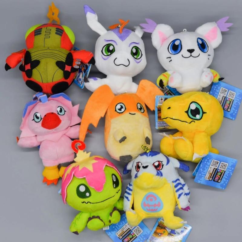 10cm Cartoon Digimon Adventure Patamon Tailmon Gomamon Patamon Piyomon ...