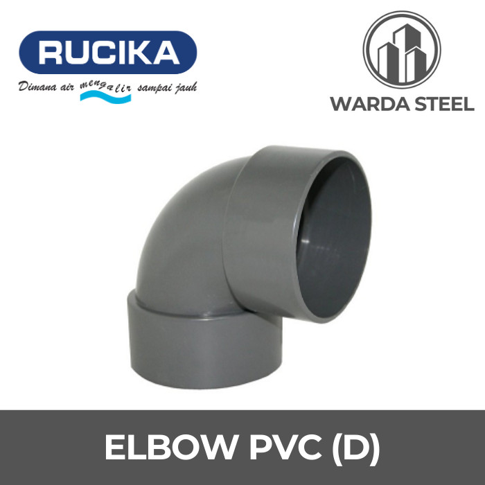 Elbow D 6" PVC RUCIKA - Keni Knee Knie L 6 Inch 90 Degree Deg | Shopee ...