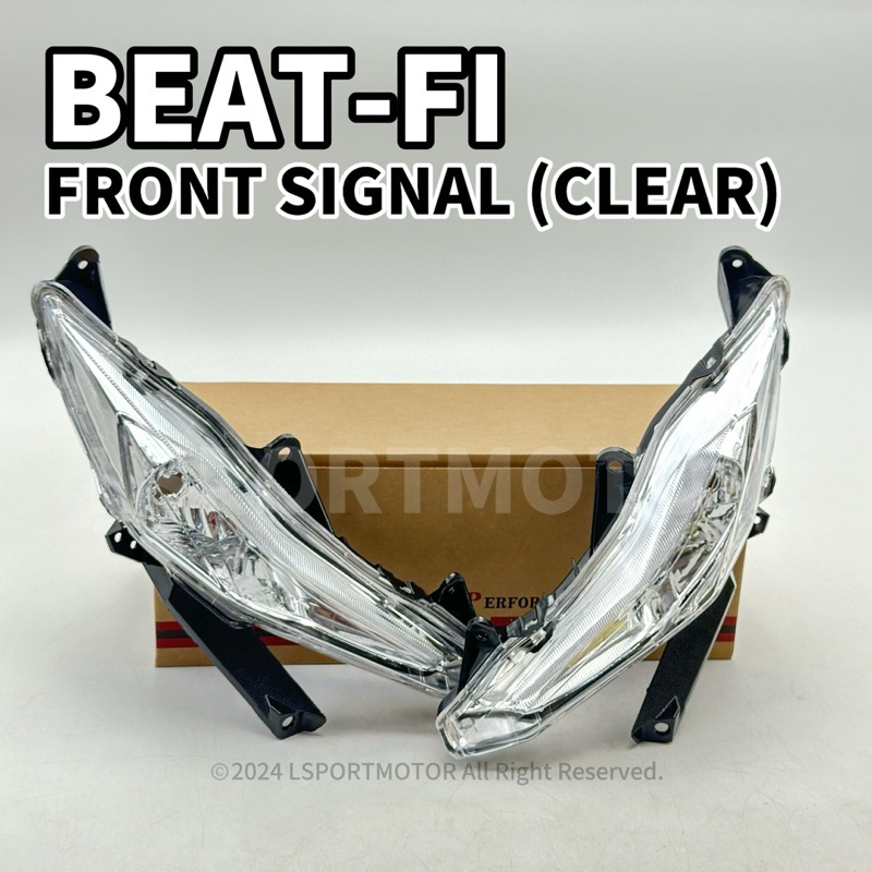 HONDA BEAT FI-V1 FRONT SIGNAL (CLEAR) R/L BEAT F1 V1 SIGNAL LAMPU DEPAN ...