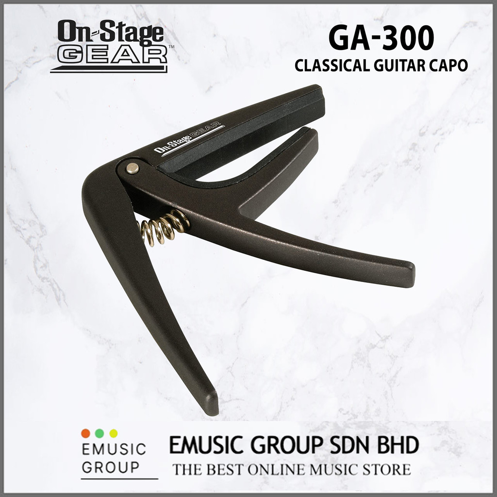 On Stage GA300 Spring Loaded Classical Guitar Capo On-Stage Gear (GA ...