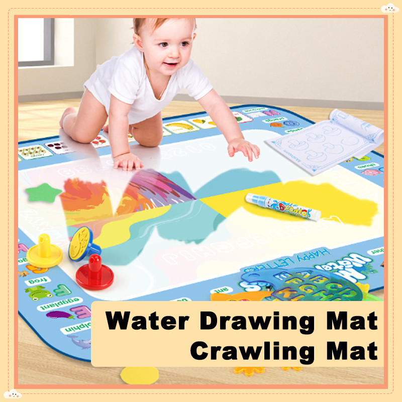 80*60cm Large Water Drawing Mat for Kids Colorful Reusable Doodle Board ...