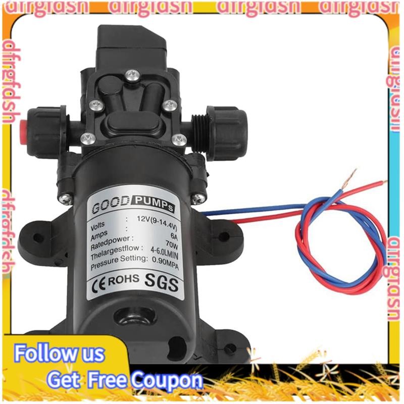 【D&F】12V Water Pump, 12 Volt Water Pump, DC 12V 6A 70W Electric Water ...