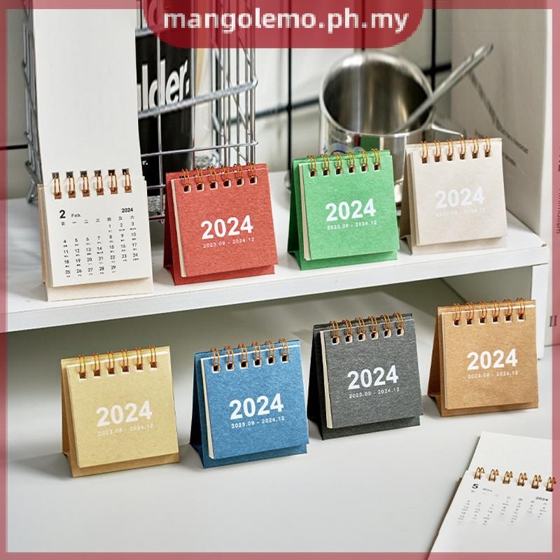 [MANGO] 2024 Mini Calendar Minimalist Calendar Desktop Decoration ...