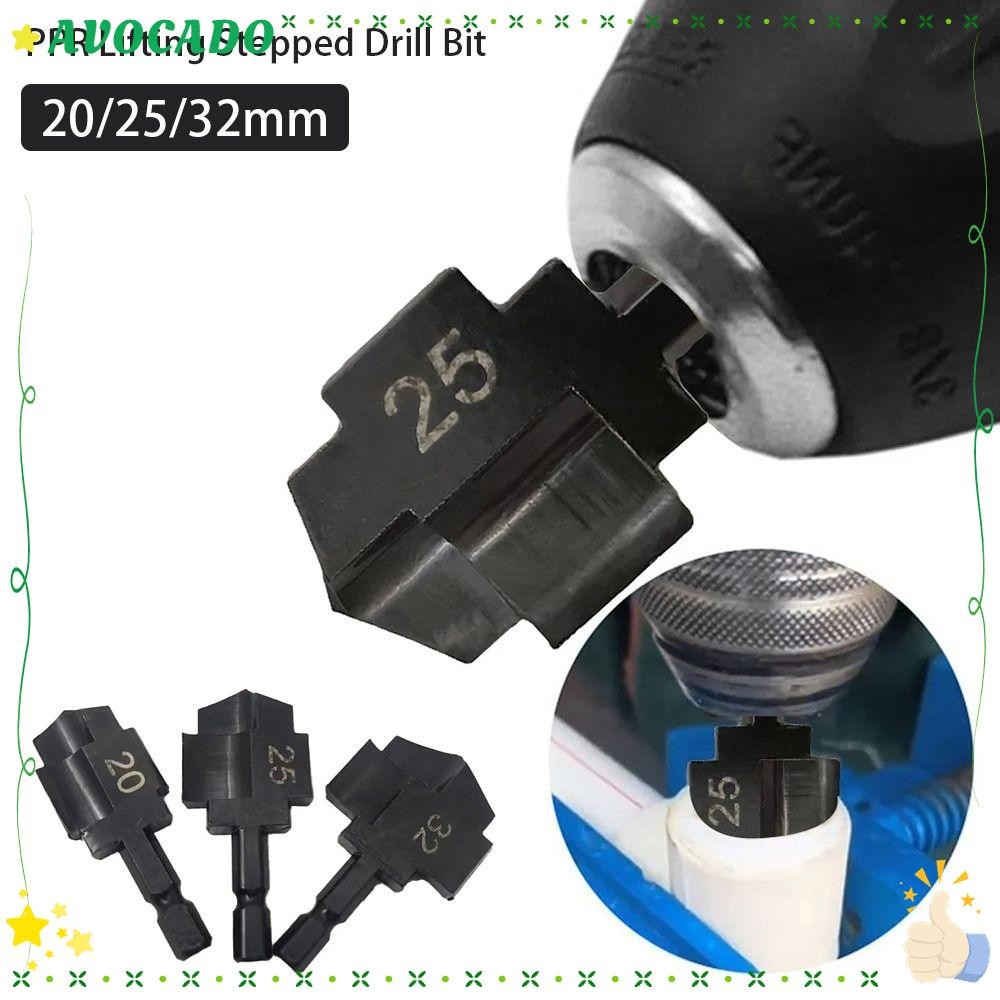 AVOCADD 1/3Pcs Step Drill, Power Tools Parts For Plumber Repairing PPR ...