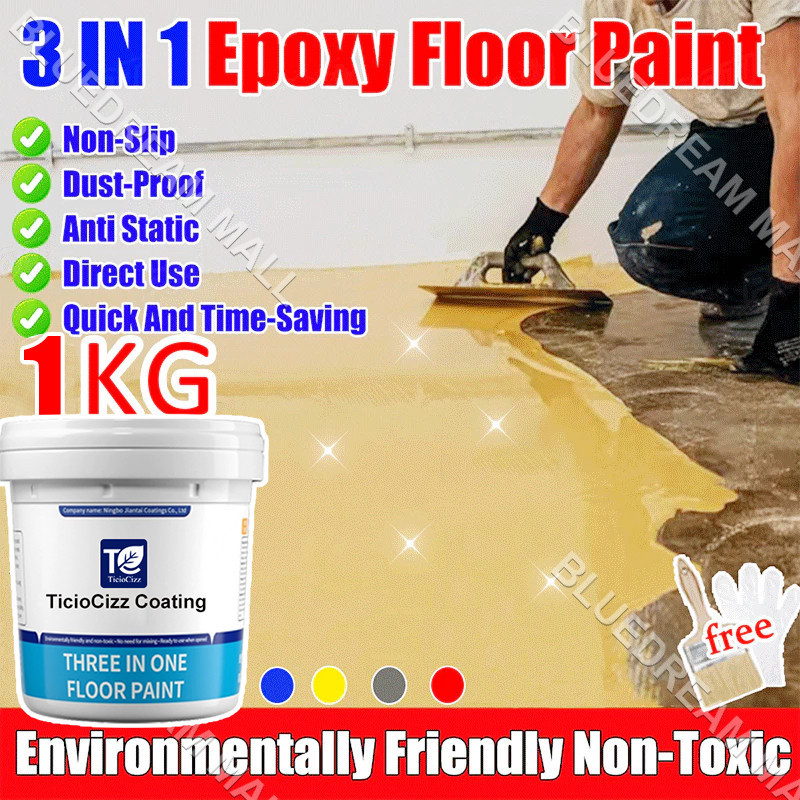 epoxy floor paint cat lantai simen Suitable For Warehouse,Workshop ...