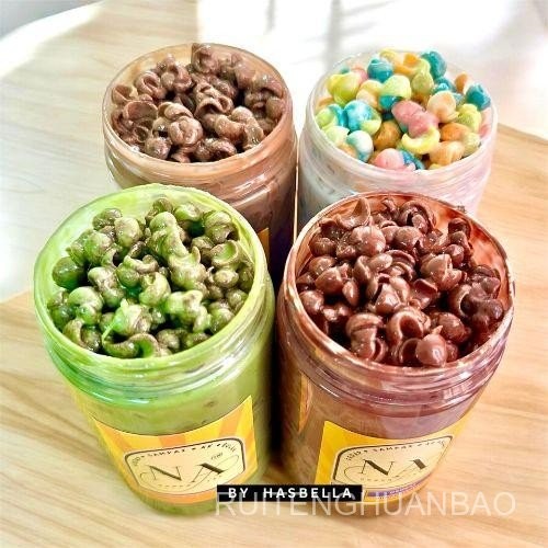[Set Combo] Chocojar Premium Balang 300ml 5 Jenis Cereal Donut Fruity ...