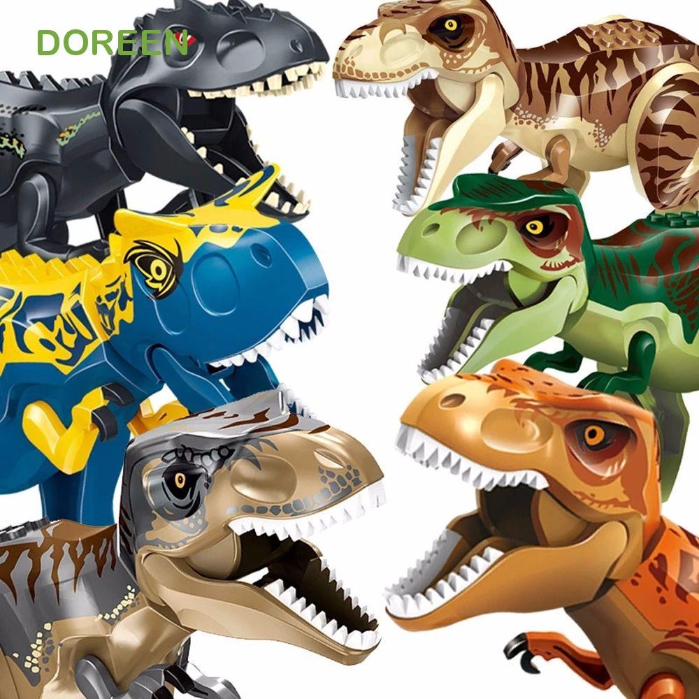 DOREEN Dinosaur Blocks Children Gift Dinosaur Century Assemble Blocks ...