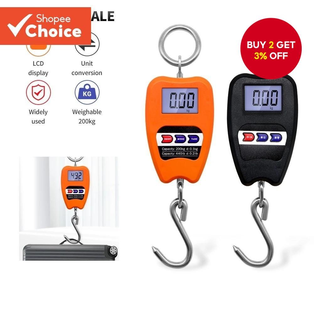 Mini Crane Scale 200kg Weighing Digital Industrial Hanging Scale 200kg ...