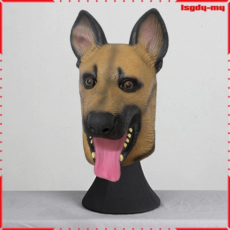 [LsgdyMY] Dog Head Mask Full Head Cover Dog Cosplay Props for Party ...