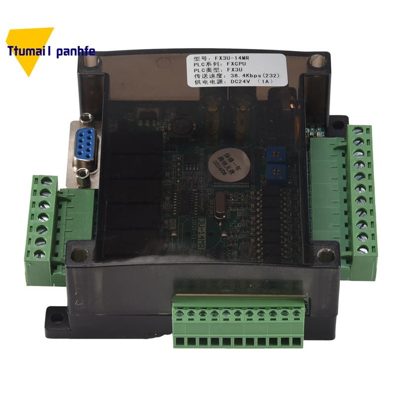FX3U-14MR PLC Industrial Control Board 8 Input 6 Output Programmable Control Relay Output, 24 V ...