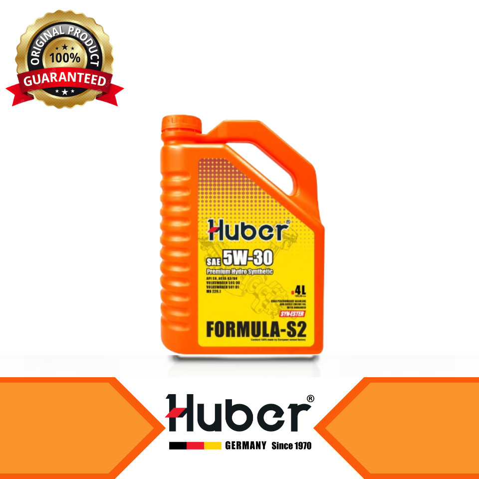 HB S2-4 Huber Formula S2 SAE 5W30 Semi Synthetic Engine Oil 4L (MADE IN ...