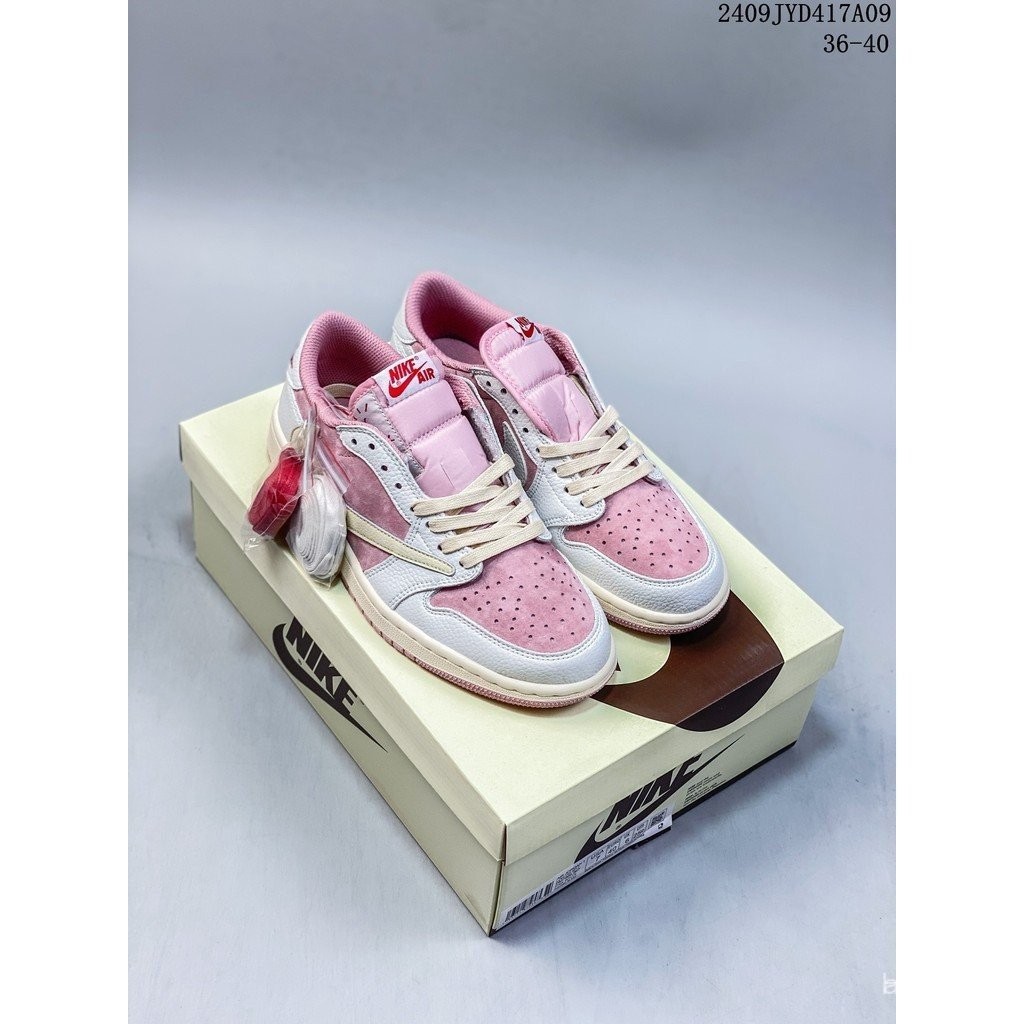 Gaya Hidup Rumah Nike AJ1 Cangkuk Terbalik Travis Scott x Air Jordan 1 ...