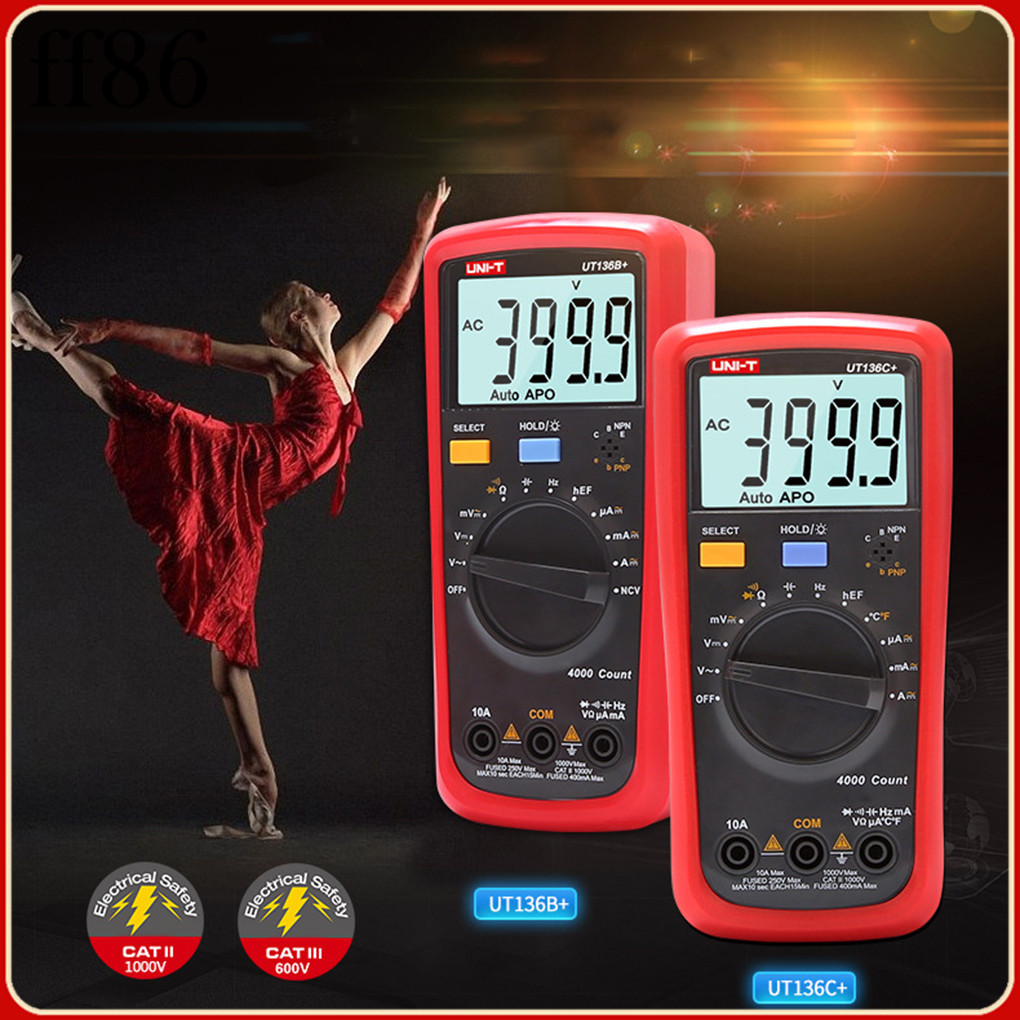 NCV Function Digital Multimeter Diode And On/Off Measurement Frequency ...