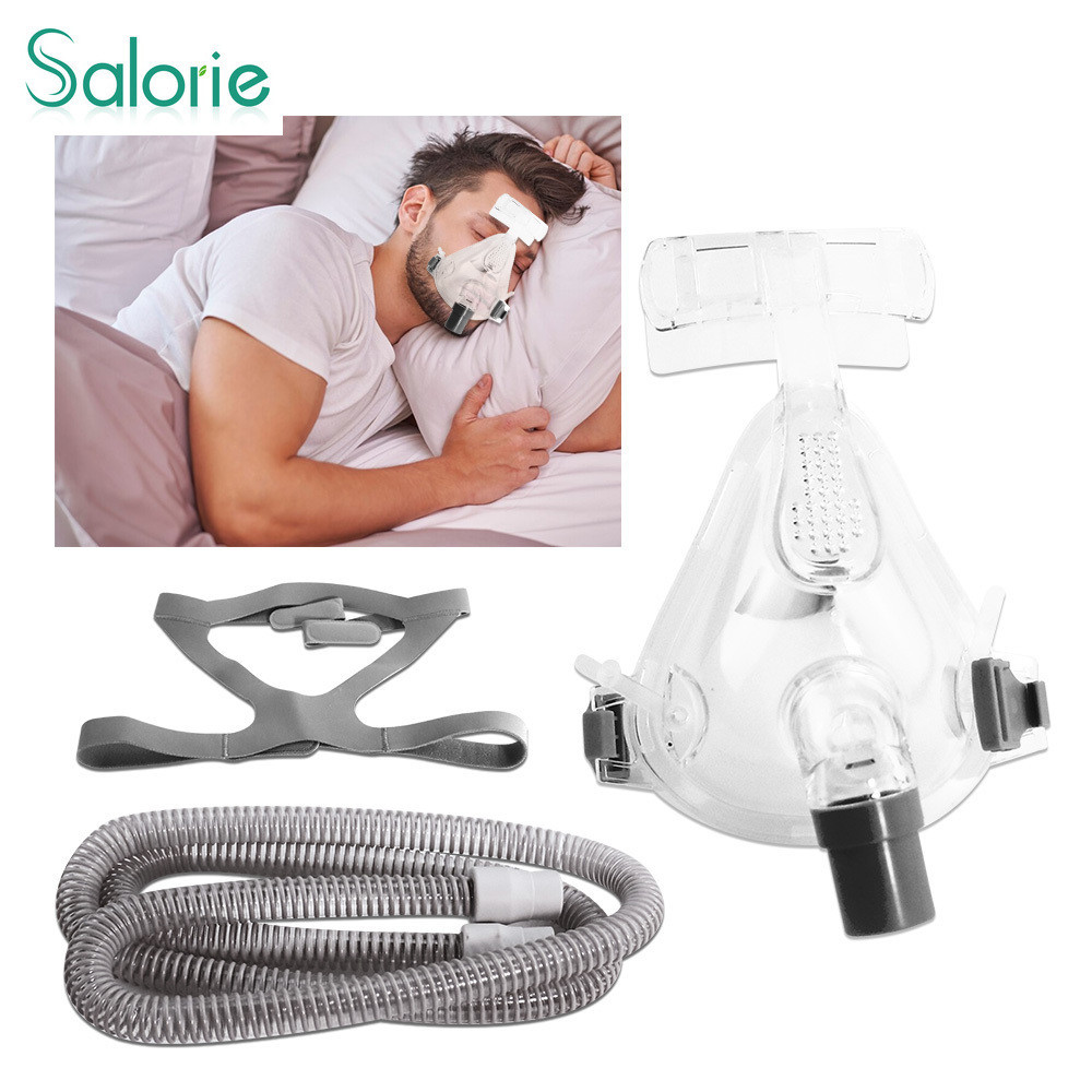 CPAP Full Face Mask CPAP Tube Hose For Air Breathing Machine Sleep ...