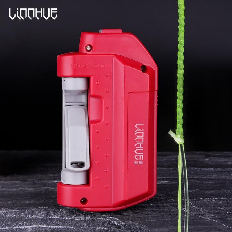 LINNHUE Fishing Line Tools FG GT Knot Knotting Machine Fast Electric Knotter Wire Binding ...