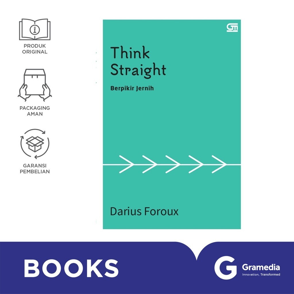 Think Straight Book: Think Clear (Darius Foroux) | Shopee Malaysia