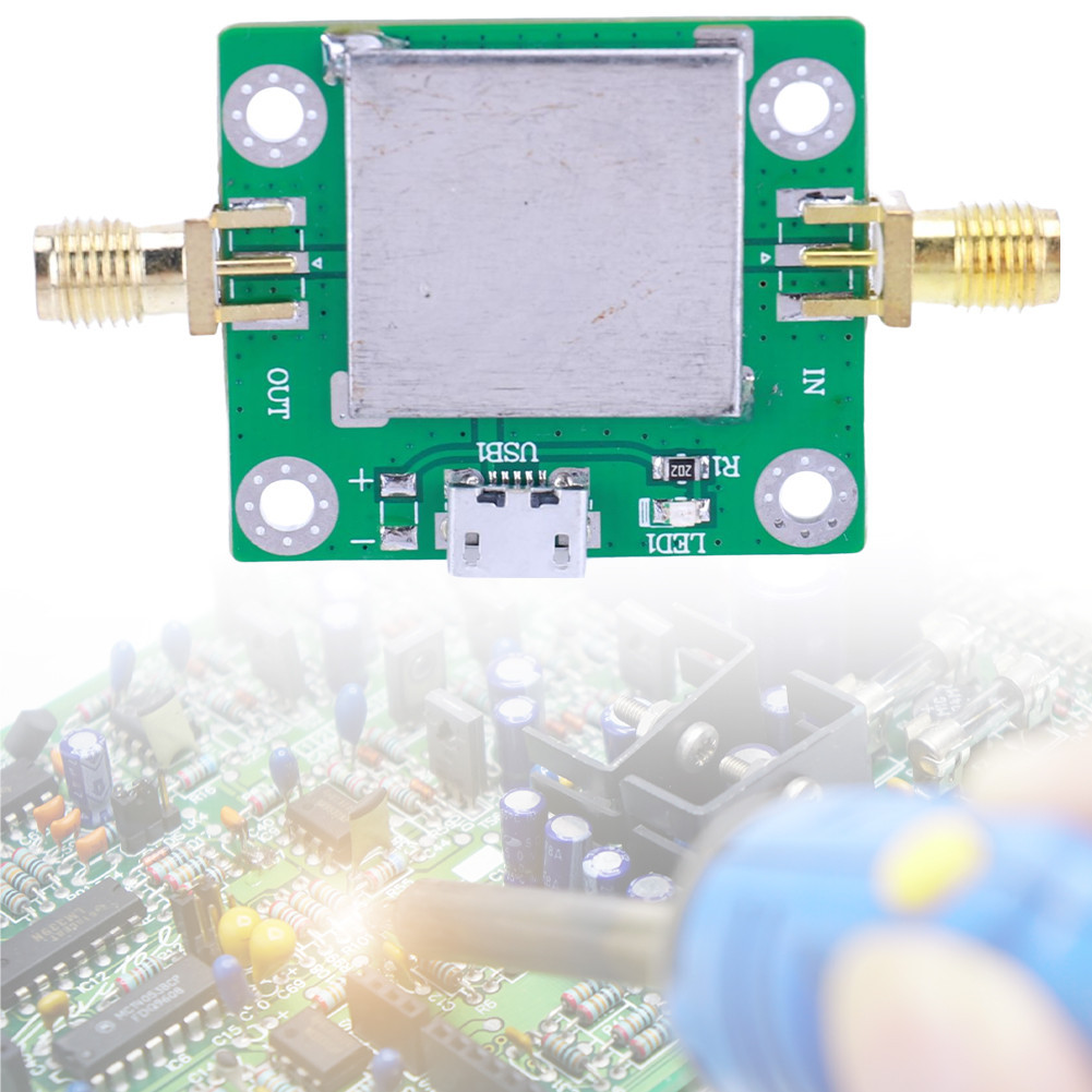 50M-6GHz Low Noise Amplifier Gain 20DB LNA RF Power Amplifier USB Power ...
