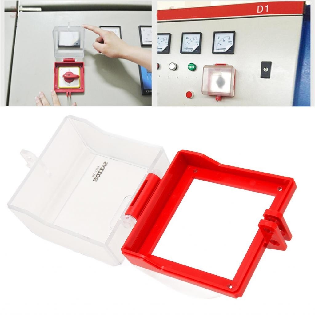 Shopp Emergency Stop Switch Cover Transparent LOTO Push Button ...