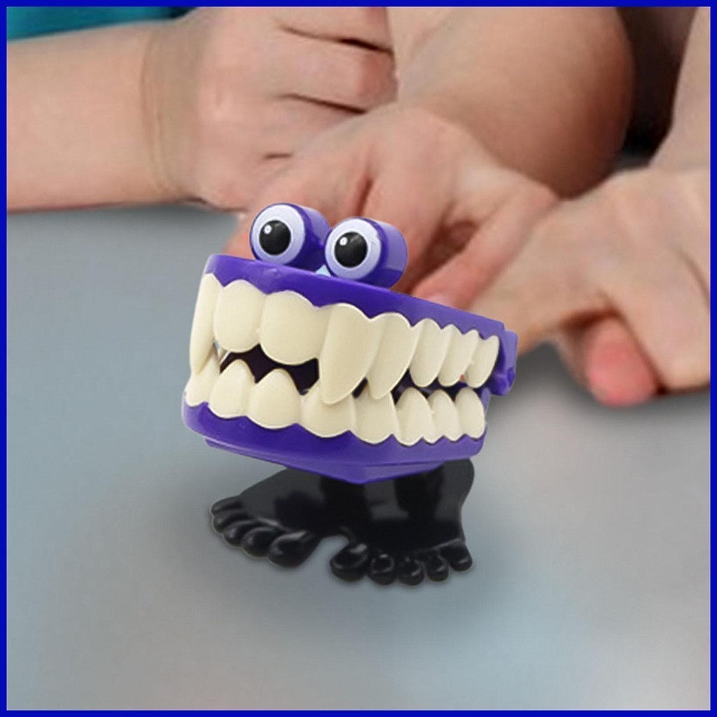 Wind Up Chattering Teeth Funny Joke Toys Teeth Gag Joke Toy Teeth Props ...