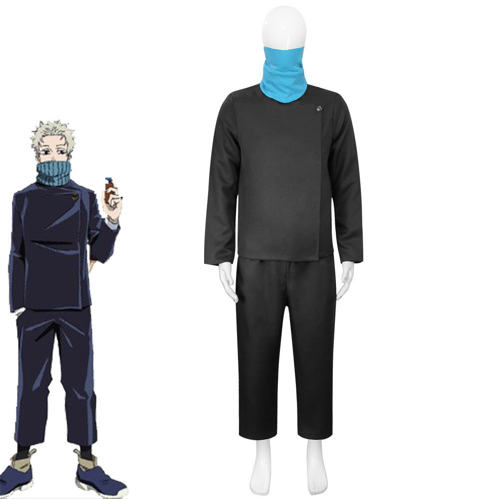 Anime Jujutsu Kaisen Toge Inumaki Cosplay Costume School Uniform ...