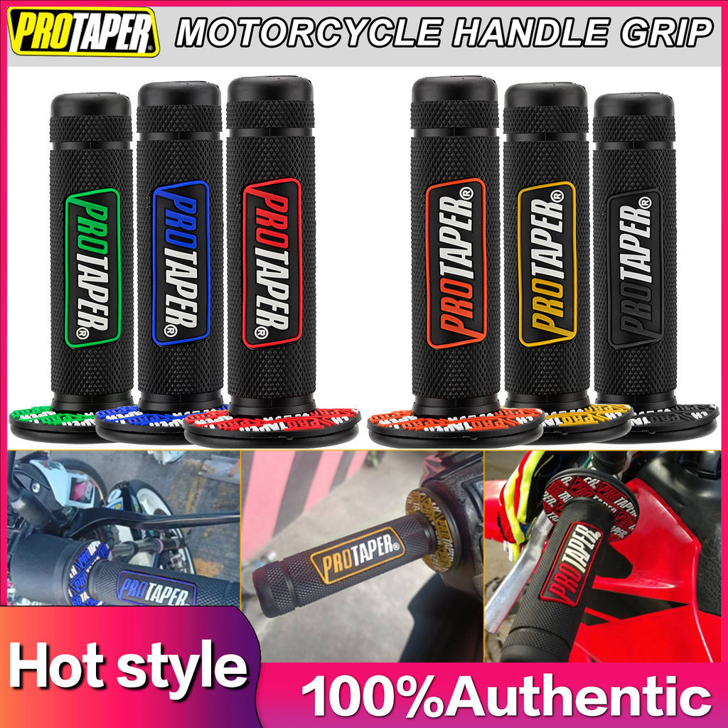 PRO TAPER Handle Grip Motorcycle Handle Bar Dirt Pit Bike 7/8 ...