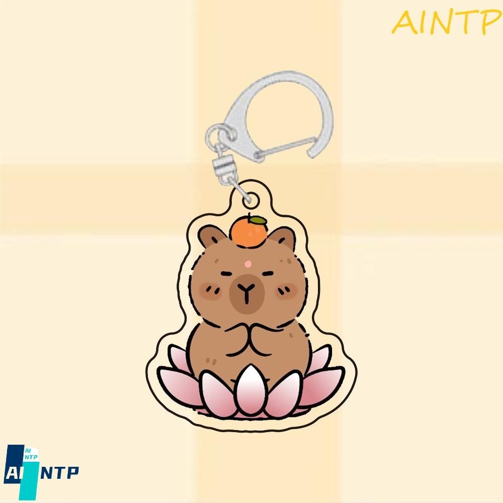 AINTP Capybara Keychain, Capybara Acrylic Capibara Bag Hanging, Lovely ...