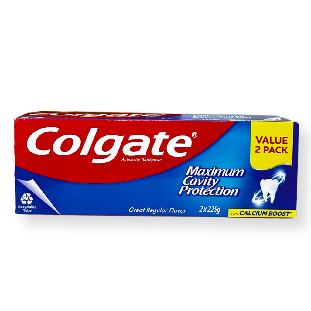 Colgate Maximum Cavity Protection Calcium Boost Great Regular Flavour ...