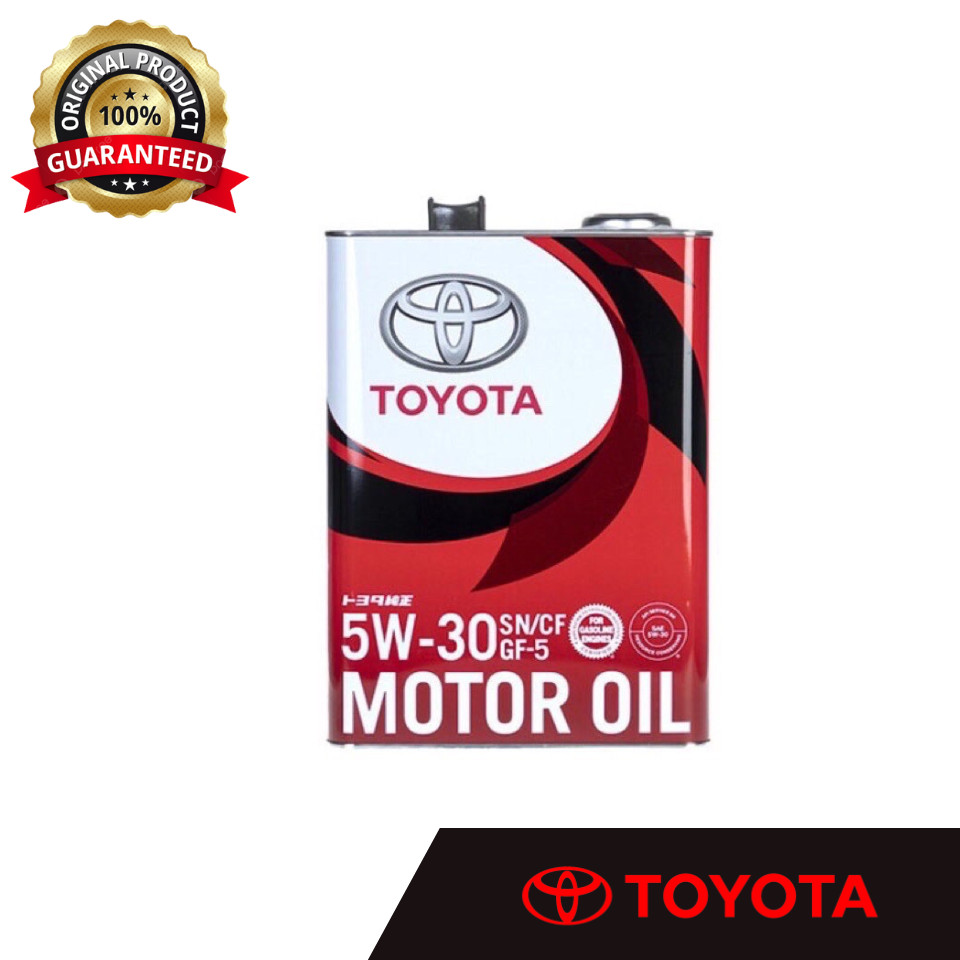 08880-10705 Toyota SN 5W-30 Engine Oil 4L (Made in Japan) | Shopee Malaysia
