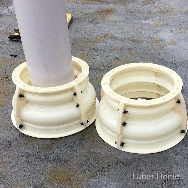 GLIF tiang Rom Silinder Foot Mould Round Split Plastik Model Stigma ...