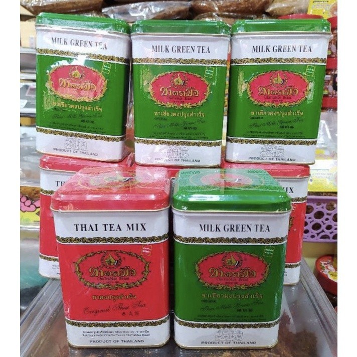 TEH UNCANG THAI !!TEH MERAH &TEH HIJAU -50 UNCANG PER TIN !! THAI TEA ...