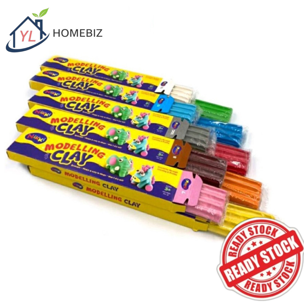 Nikki Modelling Clay MD1 / Plasticine / Tanah Liat Pemodelan / Tanah ...