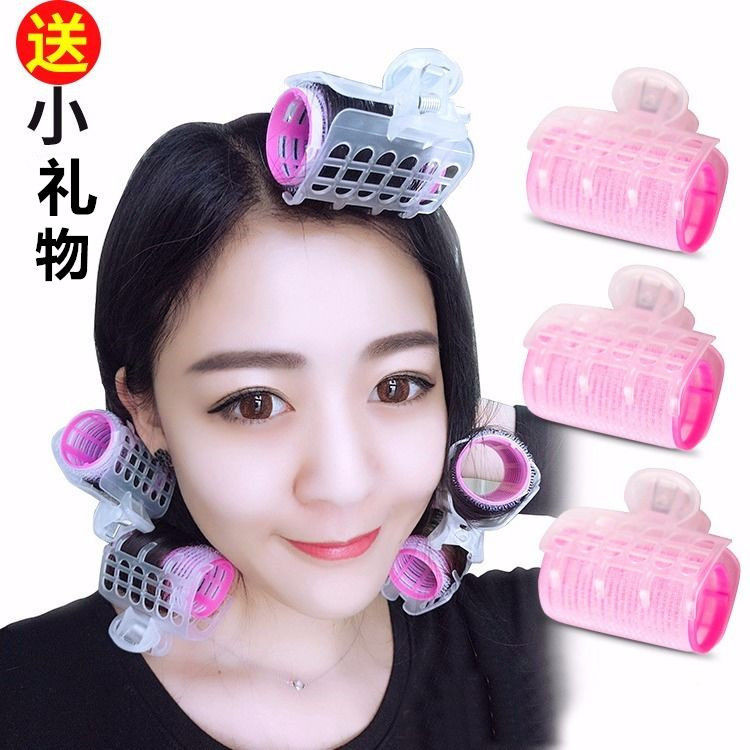 Tidak merosakkan rambut bangs Korea alat hebat plastik curling besi ...