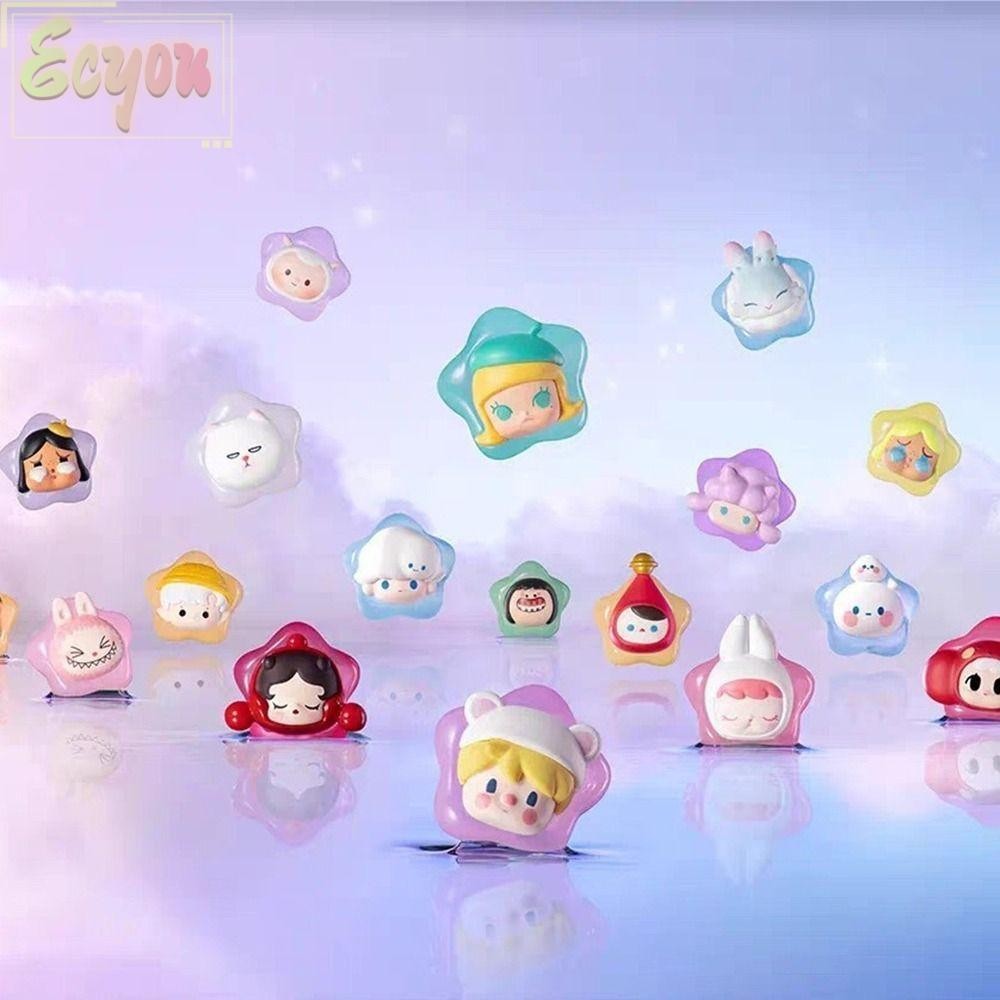 ECYOU Box, POPMART Pop Bean Kawaii Anime Cartoon Figure Model, Cute ...