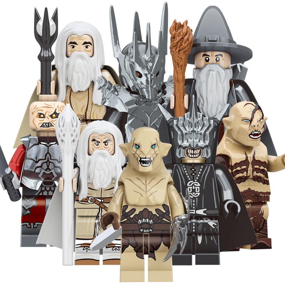Hot Gandalf Gothmog Mouth of Sauron Bolg Saruman Azog Building Block ...