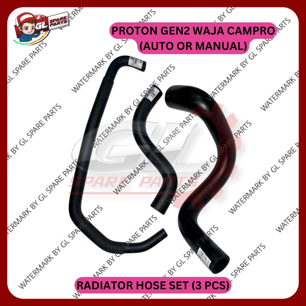 PROTON GEN2 WAJA CAMPRO RADIATOR HOSE SET OEM (AUTO/MANUAL) | Shopee ...