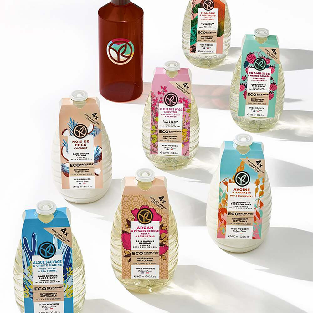 Yves Rocher Eco-Refill / Recharge Bath & Shower Gel 600ml (Local Ready ...