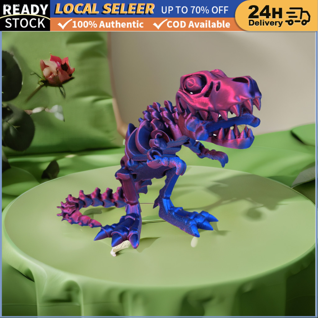 Movable Joints Dinosaur Toy Dinosaur Sculpture Articulated T-rex ...