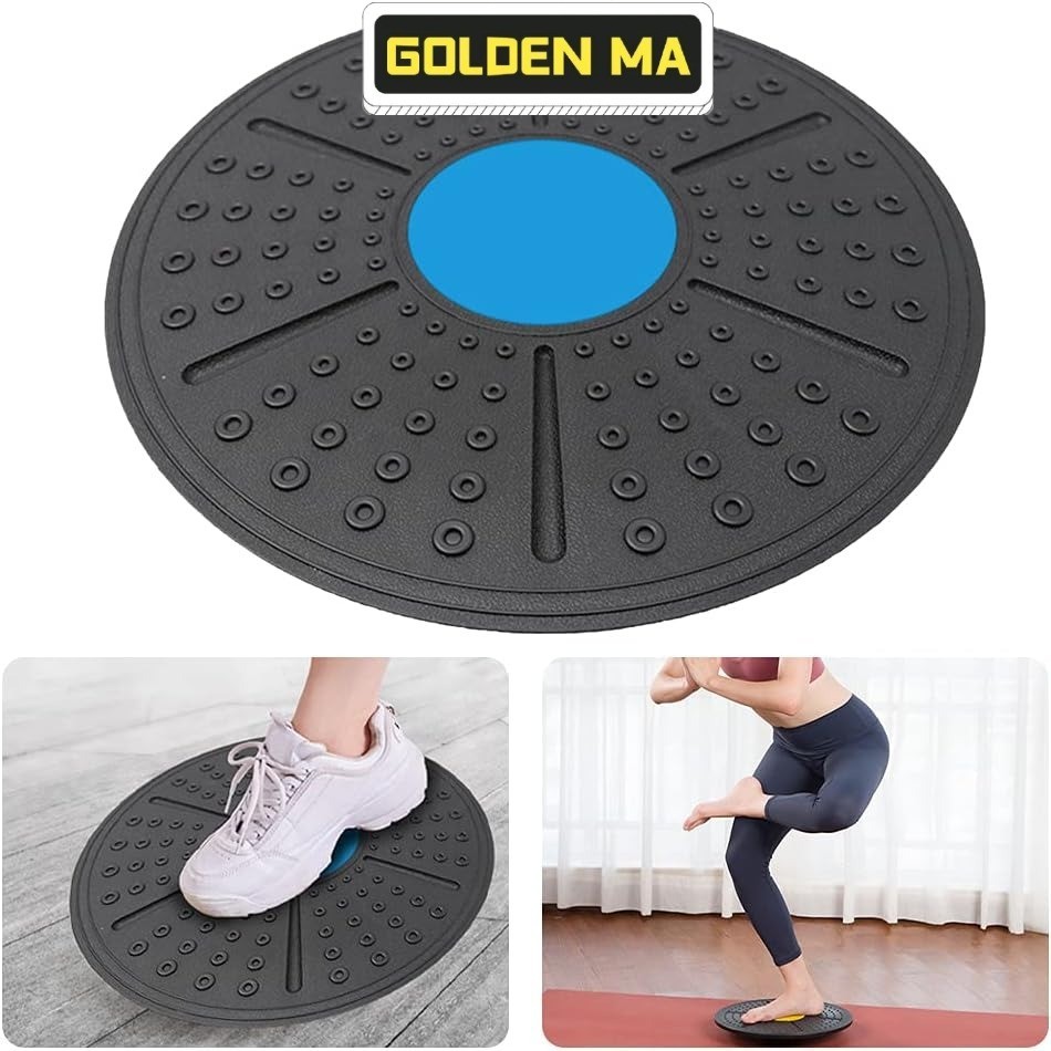Yoga Balance Board Wobble Fitness Rotation Massage Stability Disc Round ...