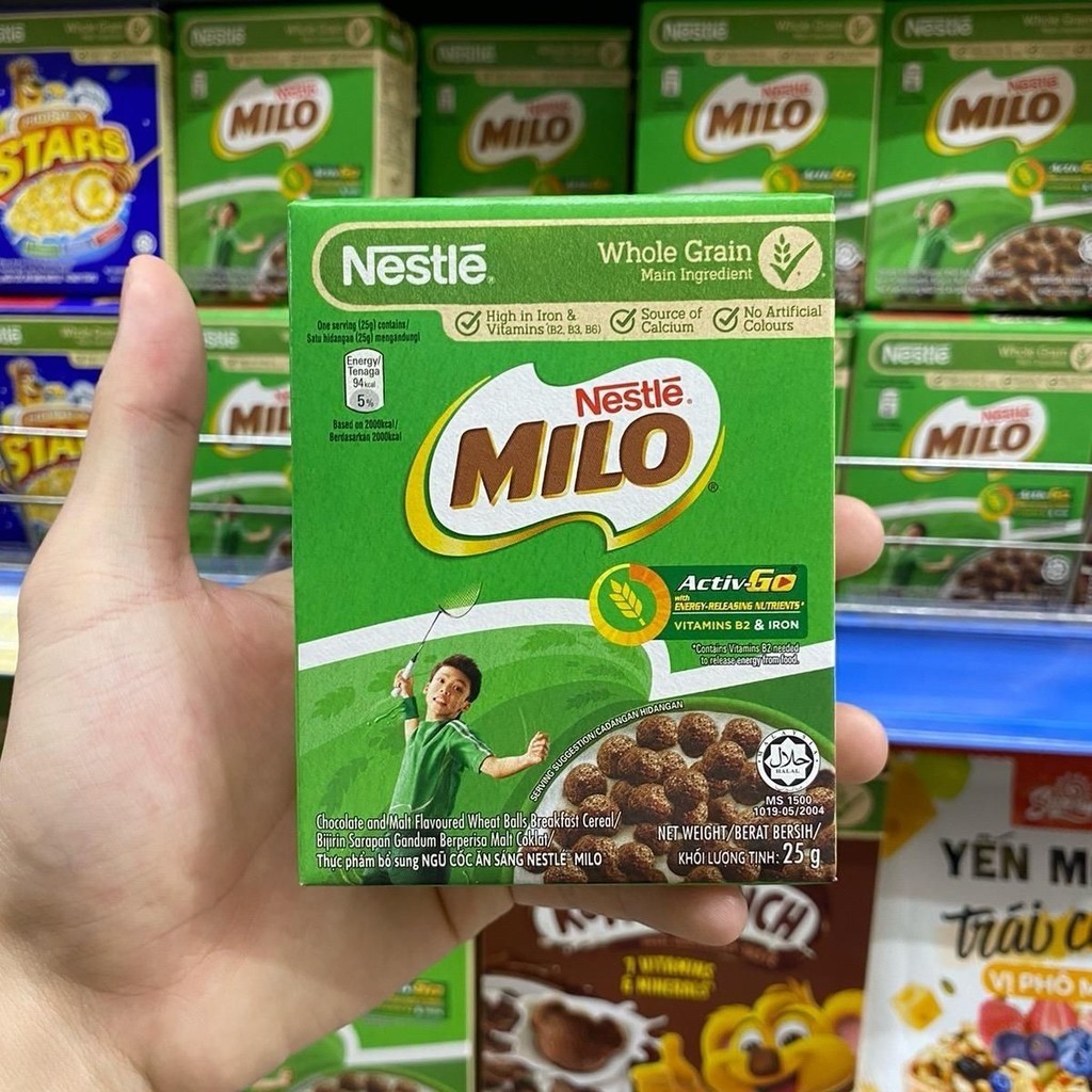 Nestle Milo breakfast cereal 25g pack | Shopee Malaysia
