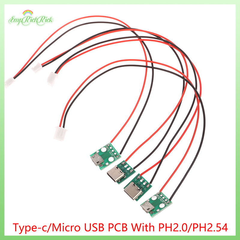 ERHK> Type-c PCB With Cabel Converter Adapter Micro USB To DIP Female ...